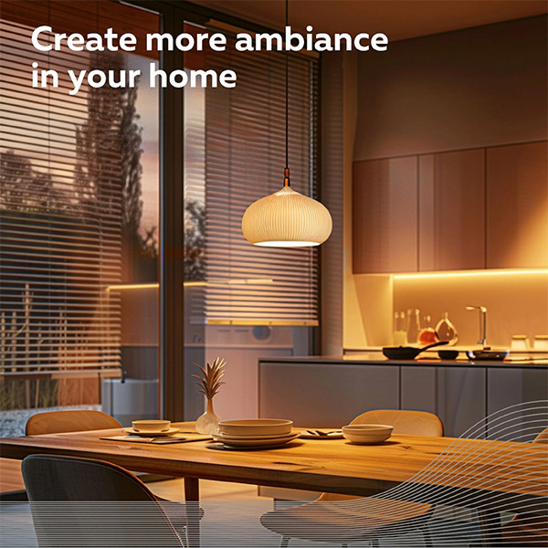 Calex Smart lamp E27 | Globe G125 | Goud | 1800-3000K | WiFi (Tuya) | 7W Calex 123led.nl